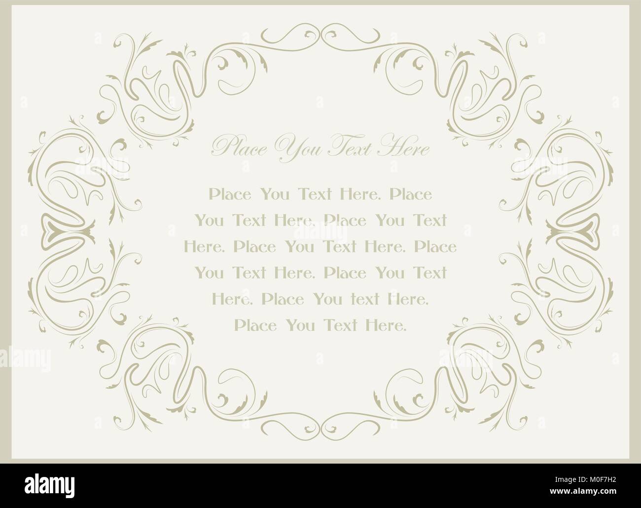 Decorative vintage frame Stock Vector Image & Art - Alamy