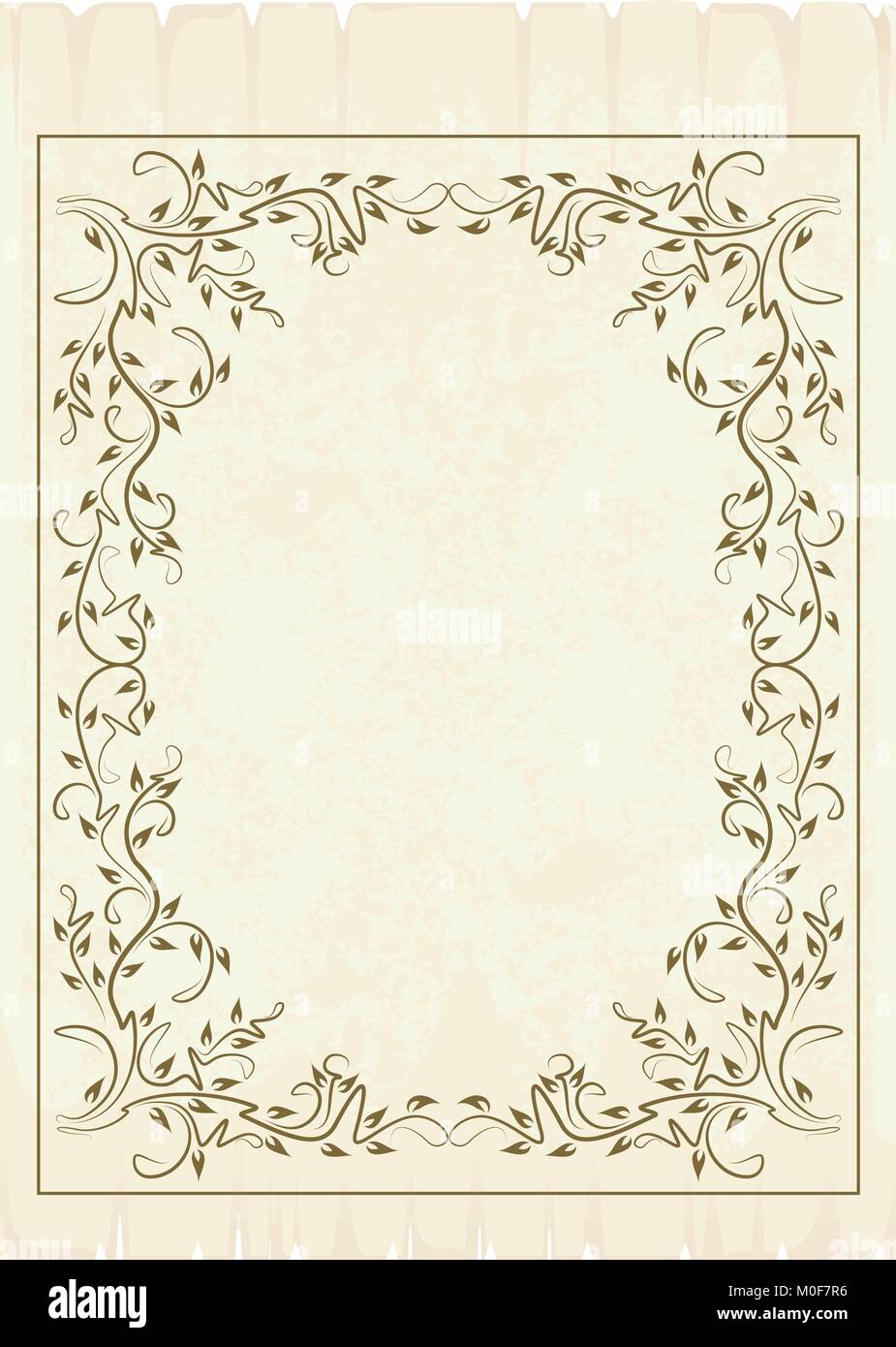 Elegant text frame. Vector Stock Vector Image & Art - Alamy