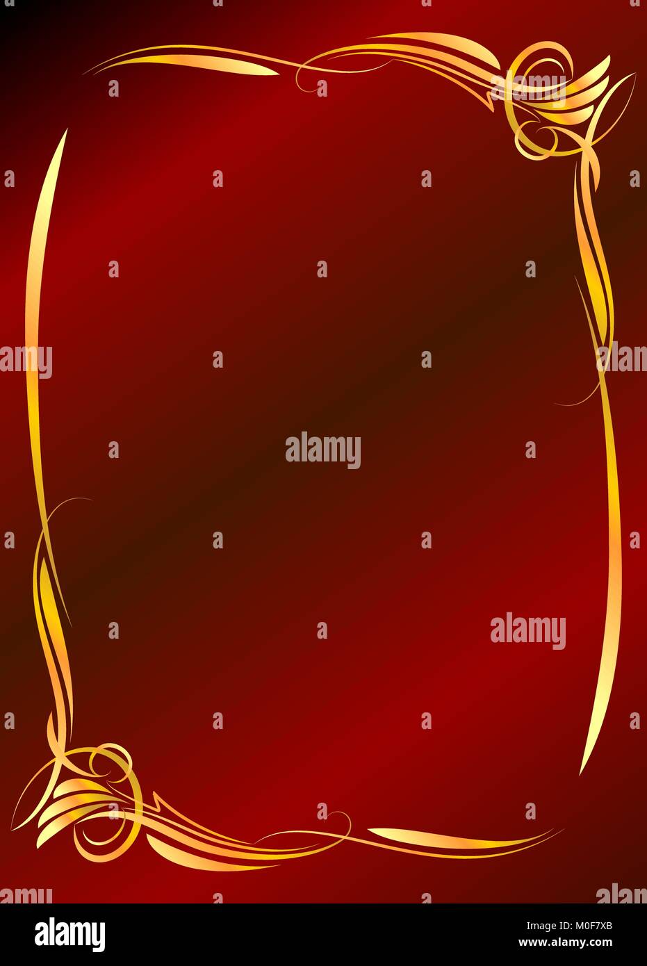 gold vector frame Stock Vector Image & Art - Alamy