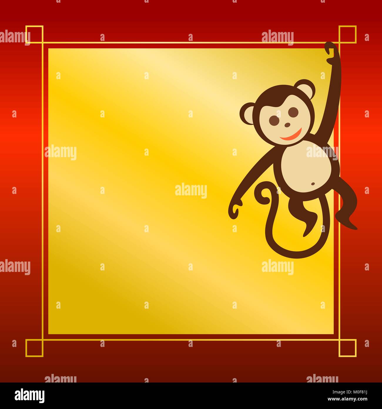 Monkey vector vectors hi-res stock photography and images - Alamy