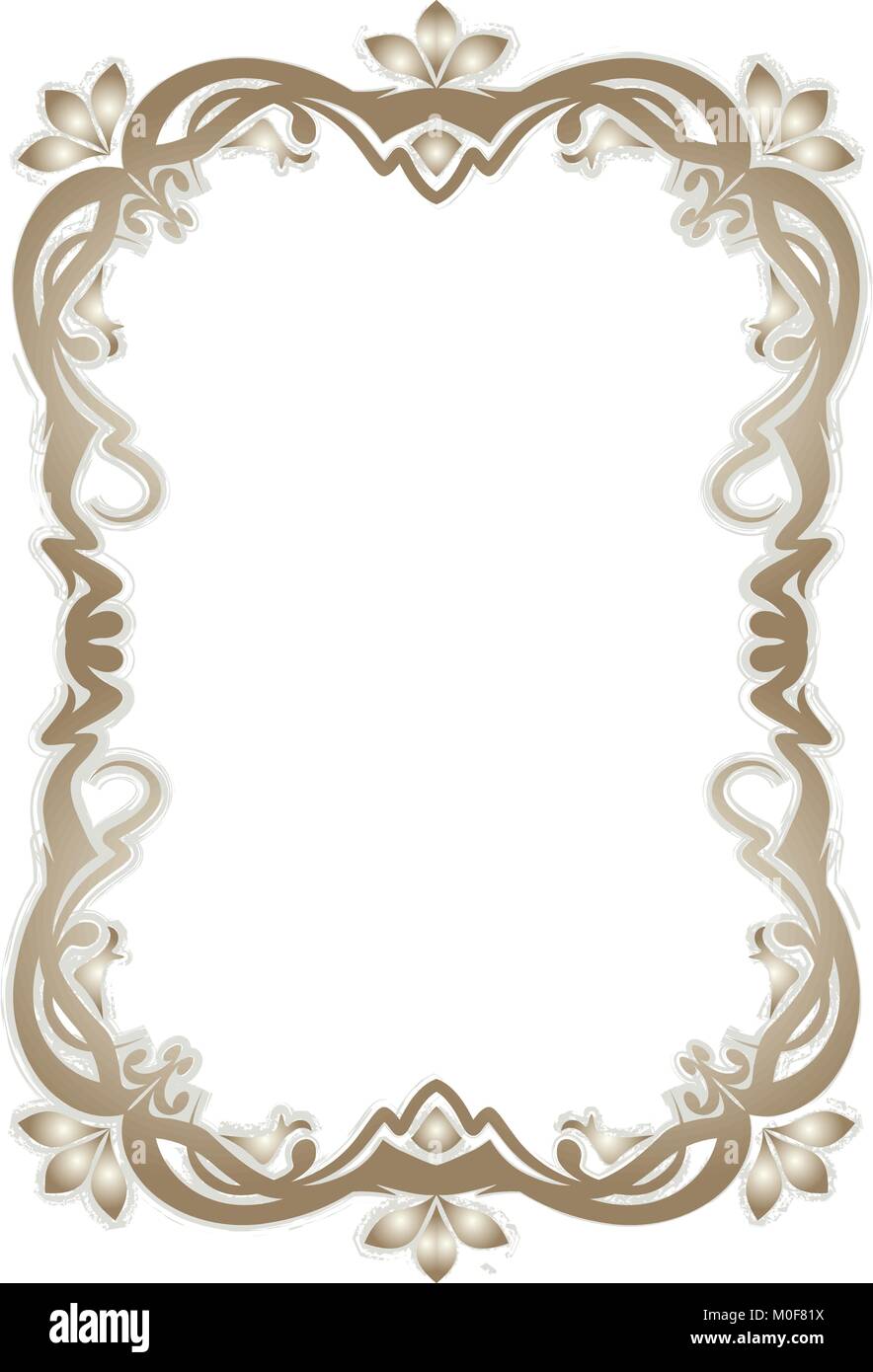Interesting decorative frame Stock Vector Image & Art - Alamy