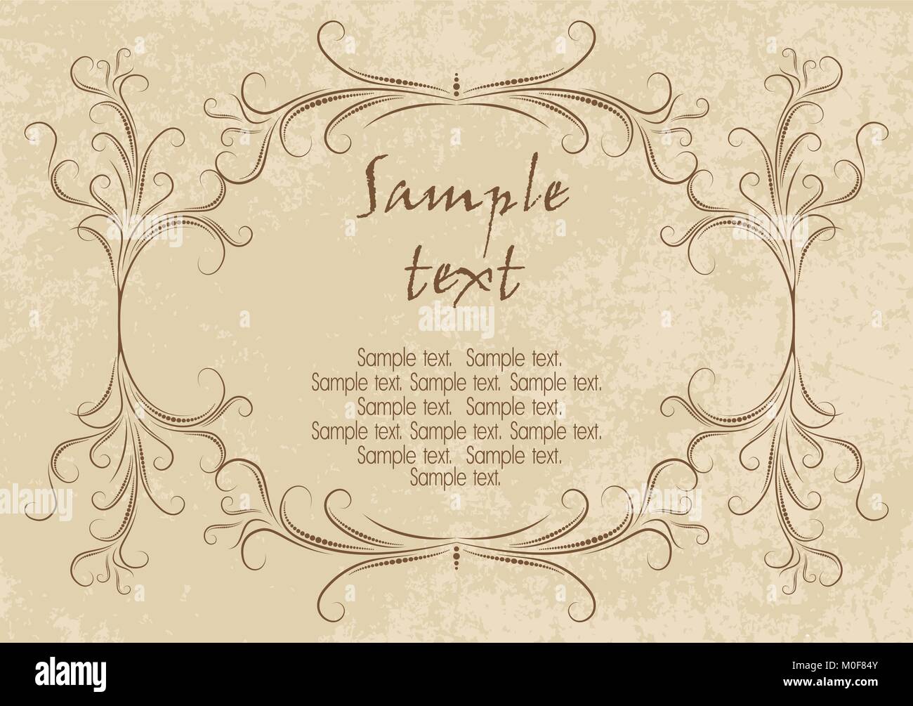 Vintage frame for text Stock Vector Image & Art - Alamy