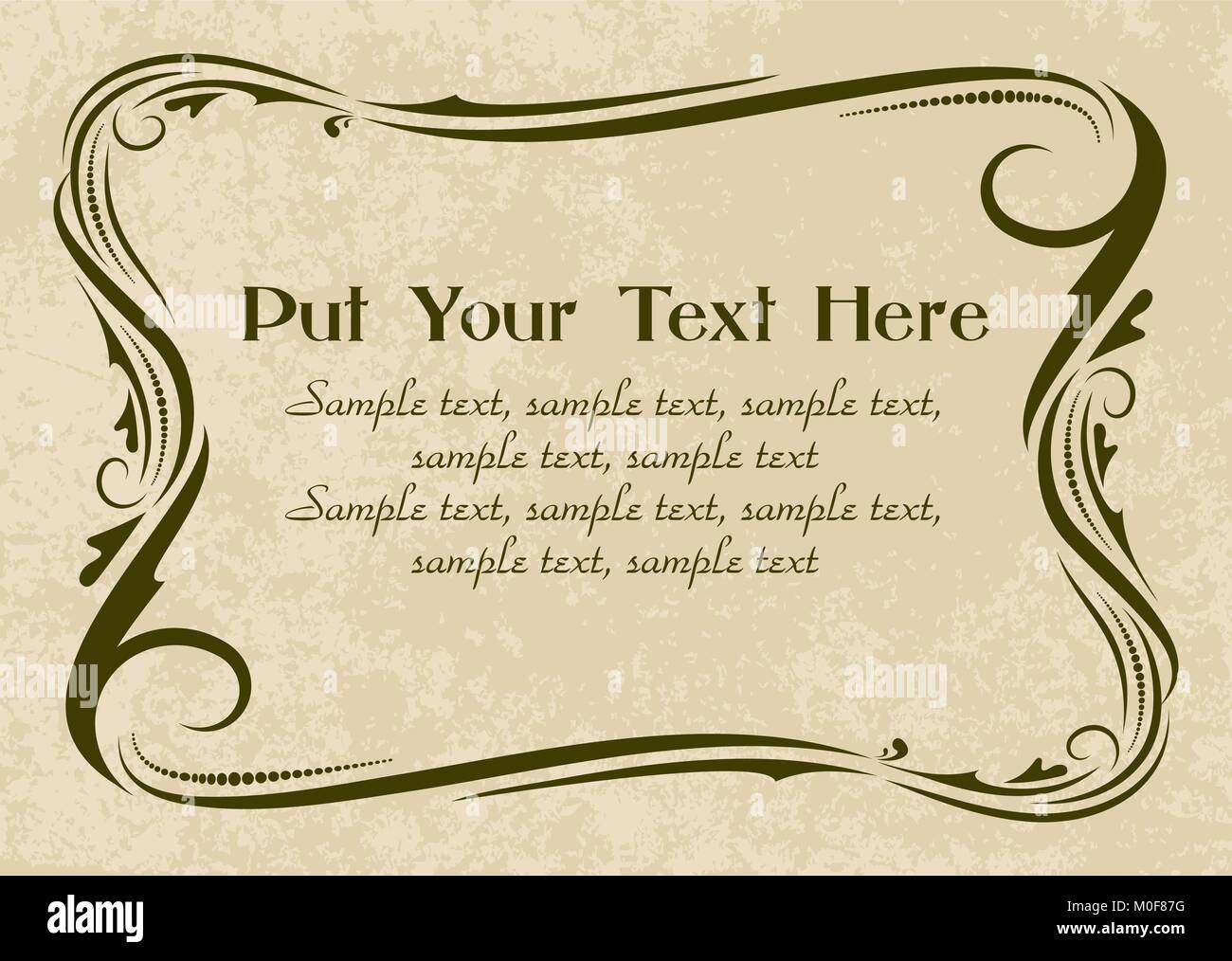 Decorative vintage frame Stock Vector Image & Art - Alamy