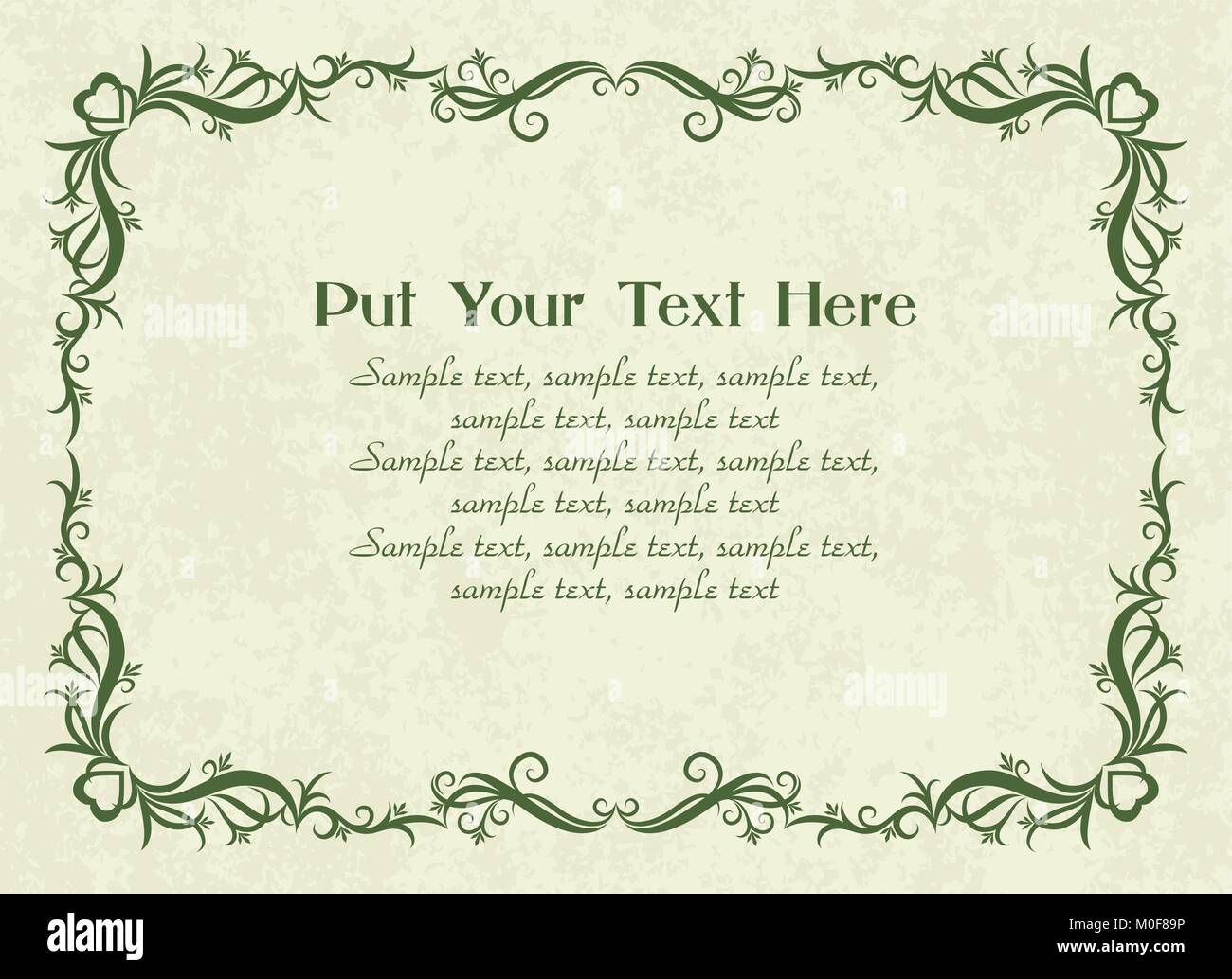 Vintage frame for text Stock Vector Image & Art - Alamy