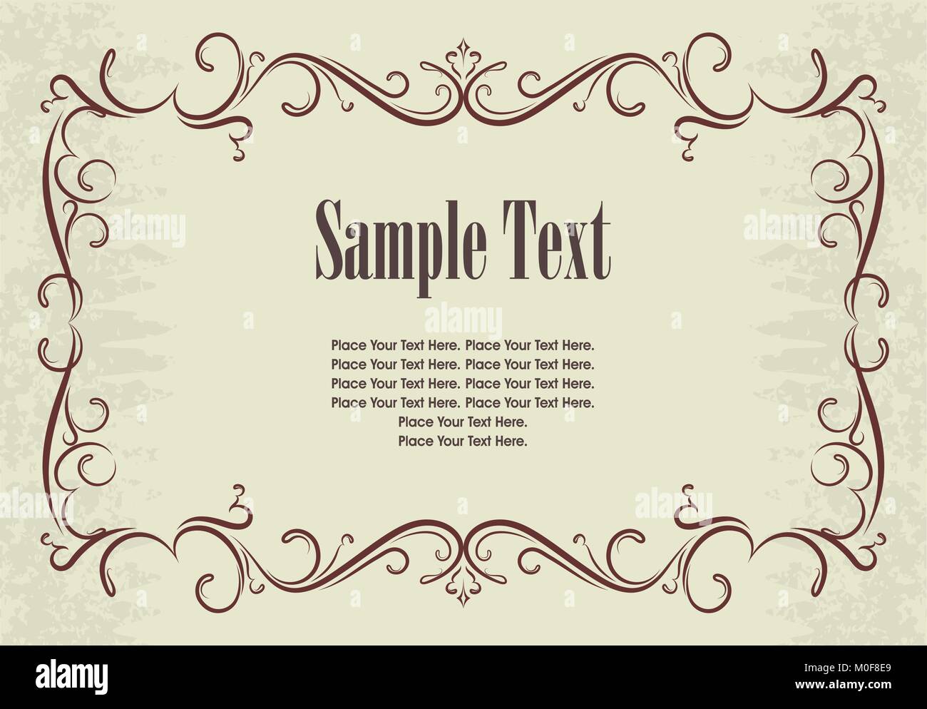 Old frames table Stock Vector Images - Alamy