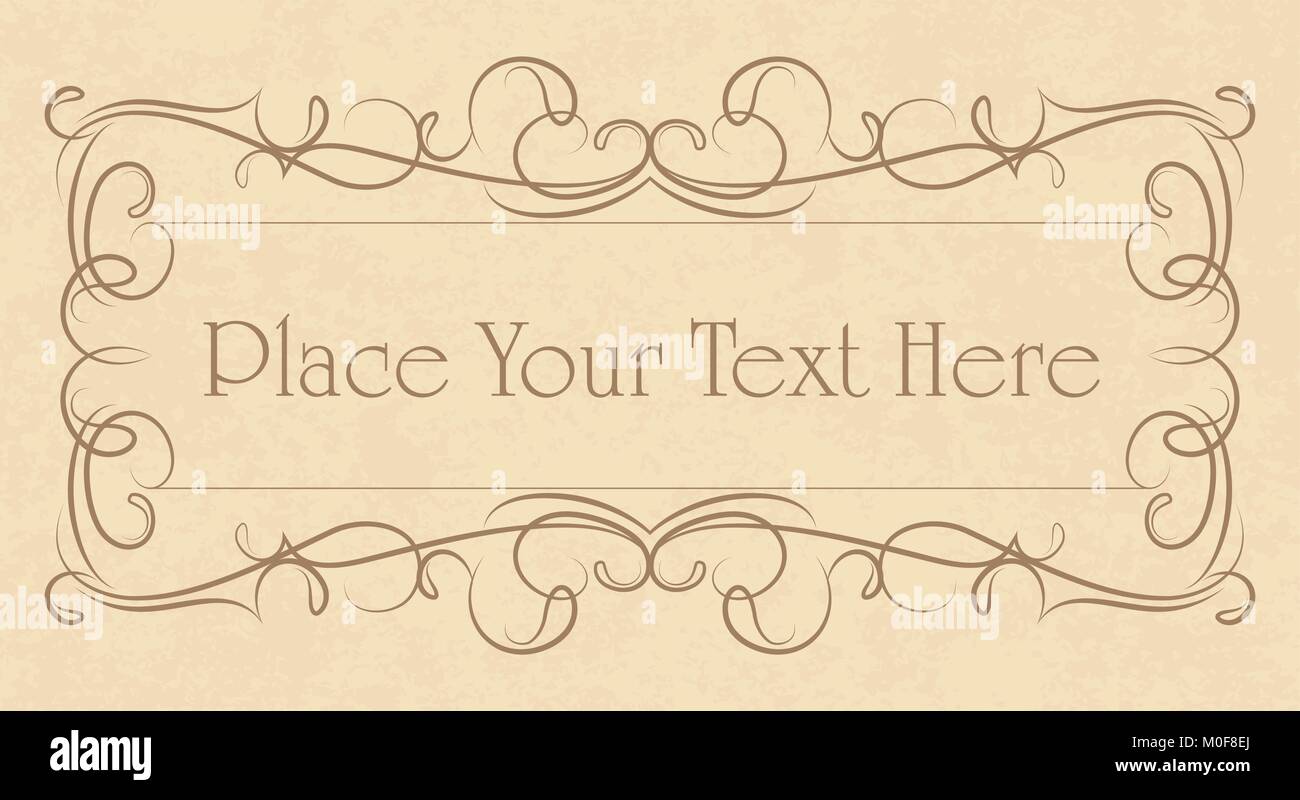 Old frames table Stock Vector Images - Alamy