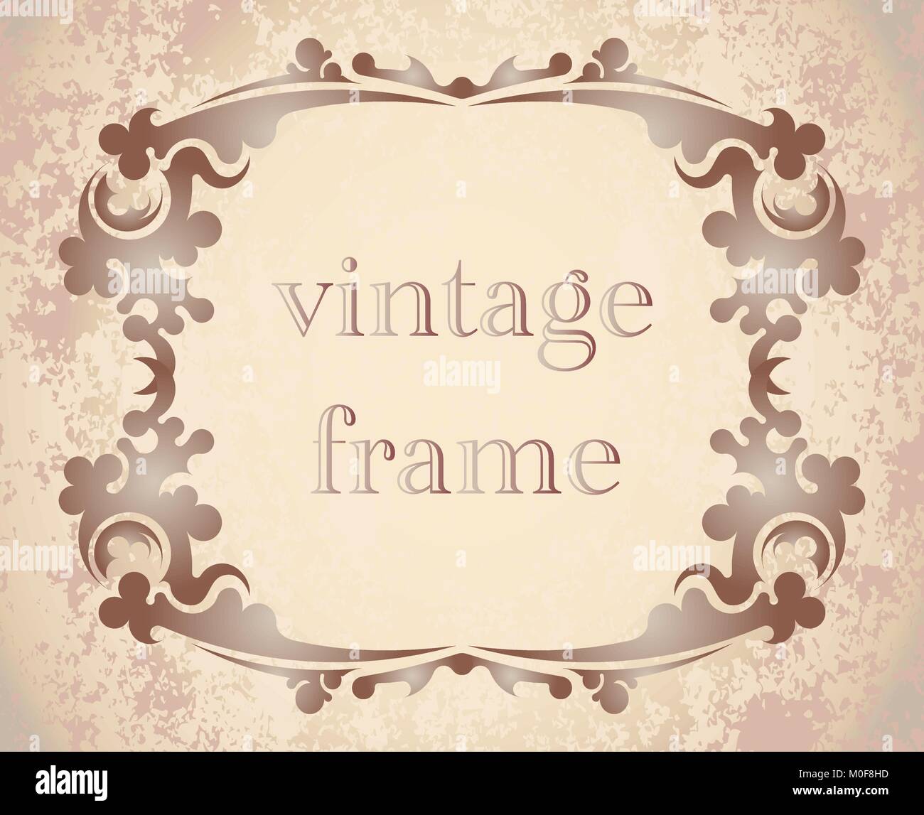 Decorative vintage frame Stock Vector Image & Art - Alamy