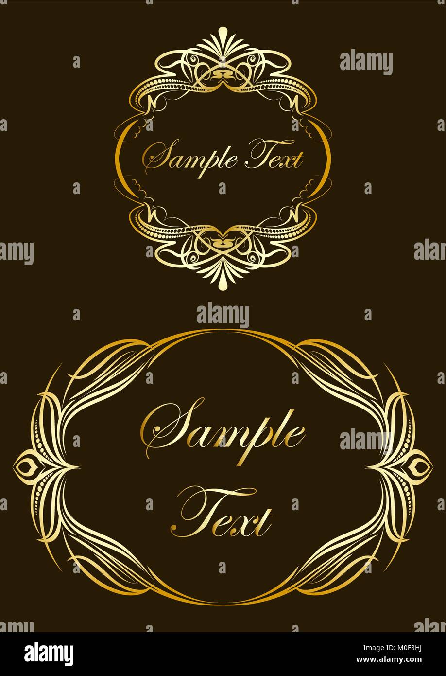 Gold labels hi-res stock photography and images - Alamy