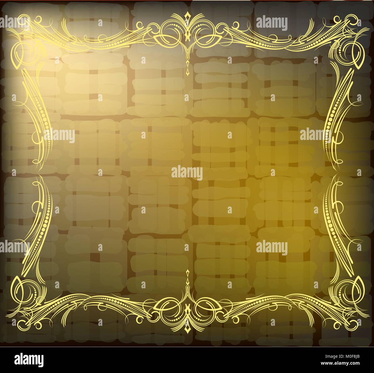 Old-fashioned vintage frame. EPS10 Stock Vector Image & Art - Alamy