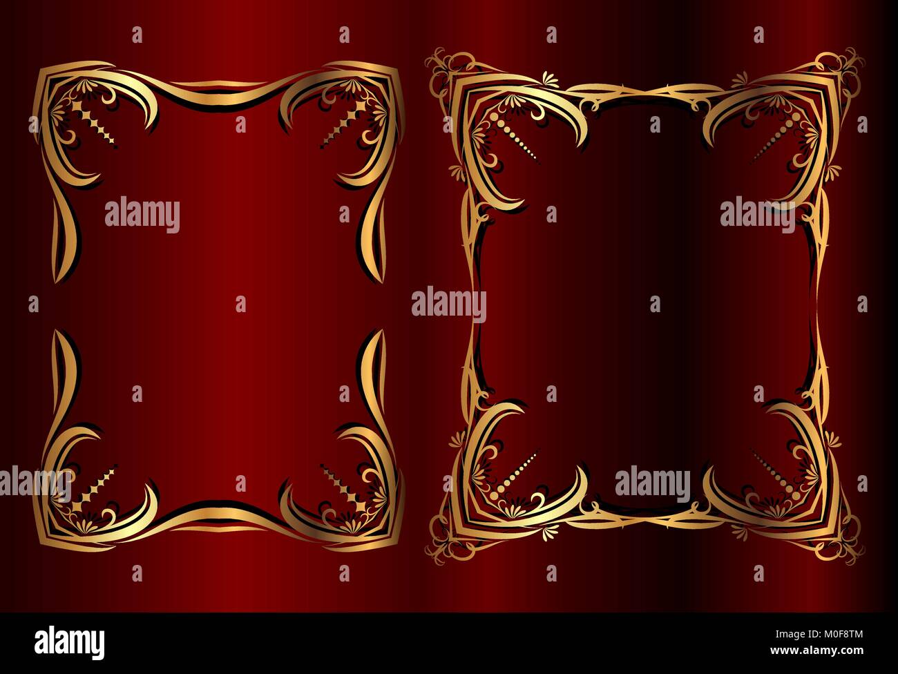 two beautiful vector frames Stock Vector Image & Art - Alamy