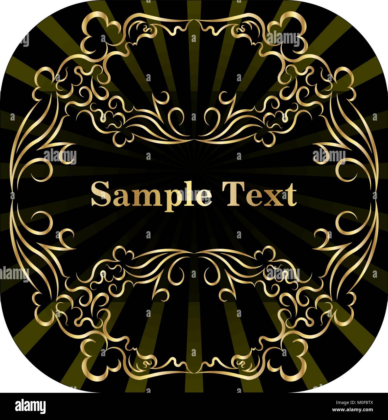 Elegant label. Vector Stock Vector Image & Art - Alamy