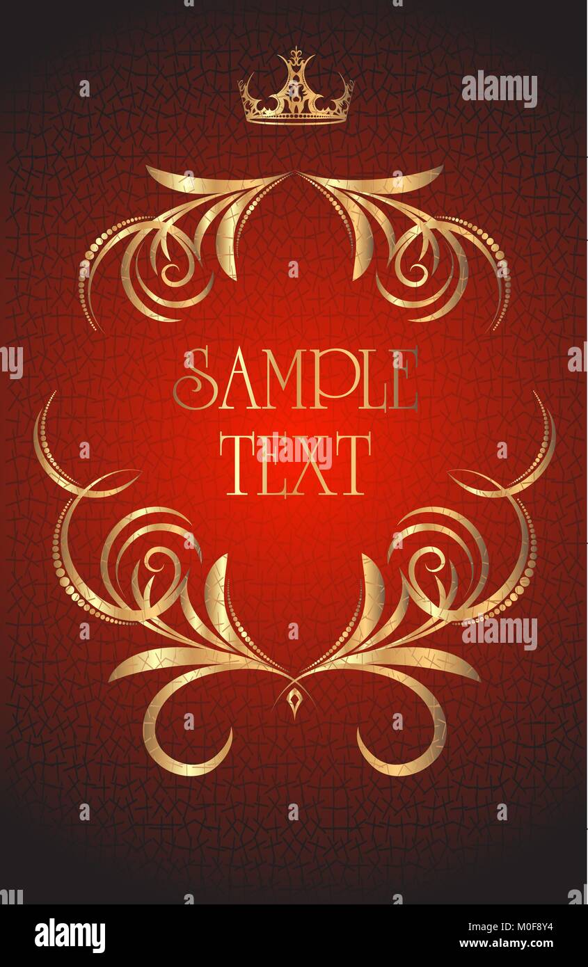 Decorative frame with crown Stock Vector Image & Art - Alamy