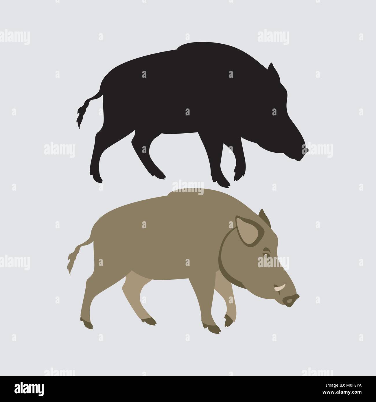 Hog vector hi-res stock photography and images - Alamy