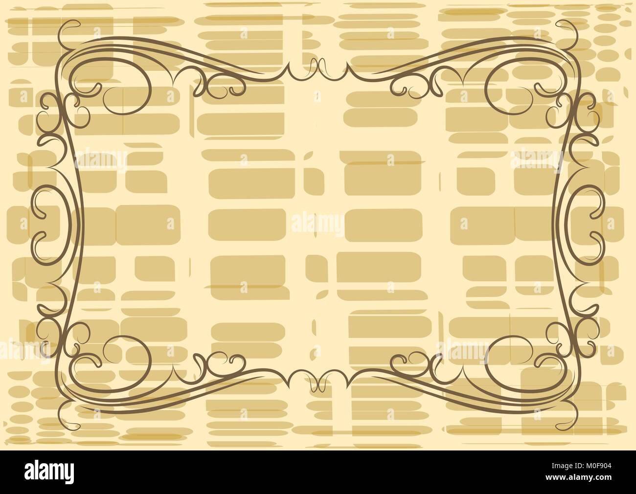 Elegant frame. Vector Stock Vector Image & Art - Alamy