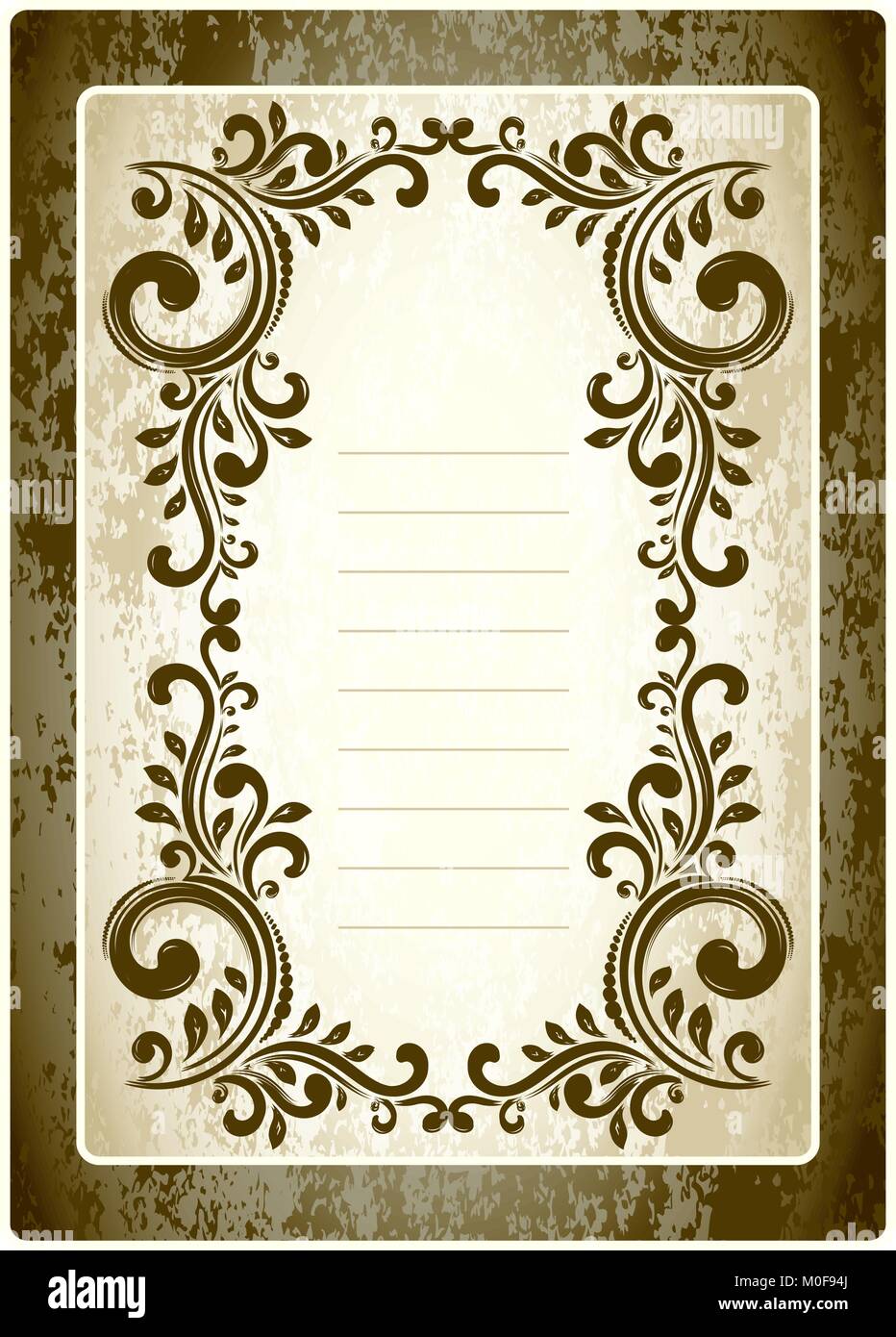Vintage lined frames Stock Vector Image & Art - Alamy