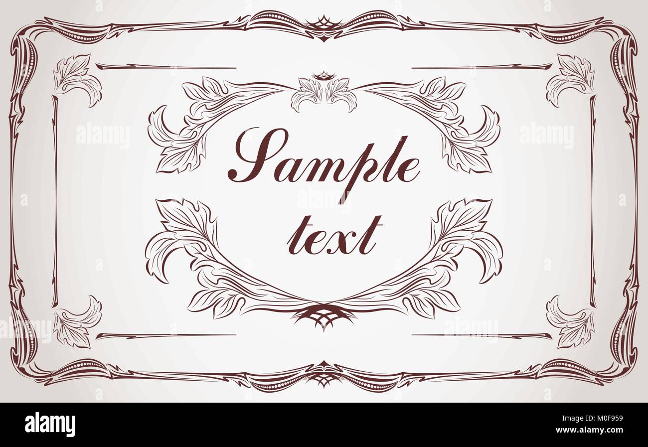 beautiful vector vintage Stock Vector Image & Art - Alamy