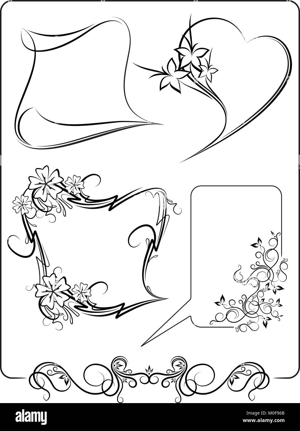 set of smart bubbles for text Stock Vector Image & Art - Alamy