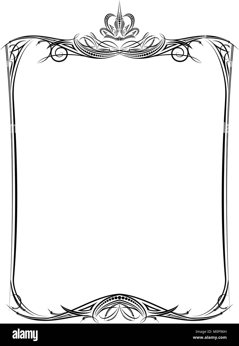 Old frame (vector Stock Vector Image & Art - Alamy