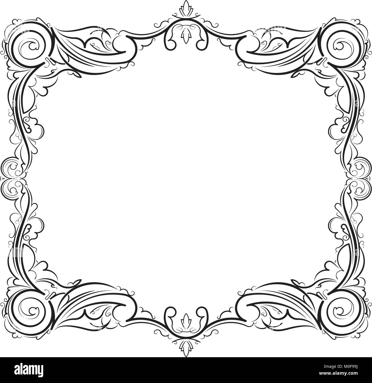 Vintage Text Frame Vector