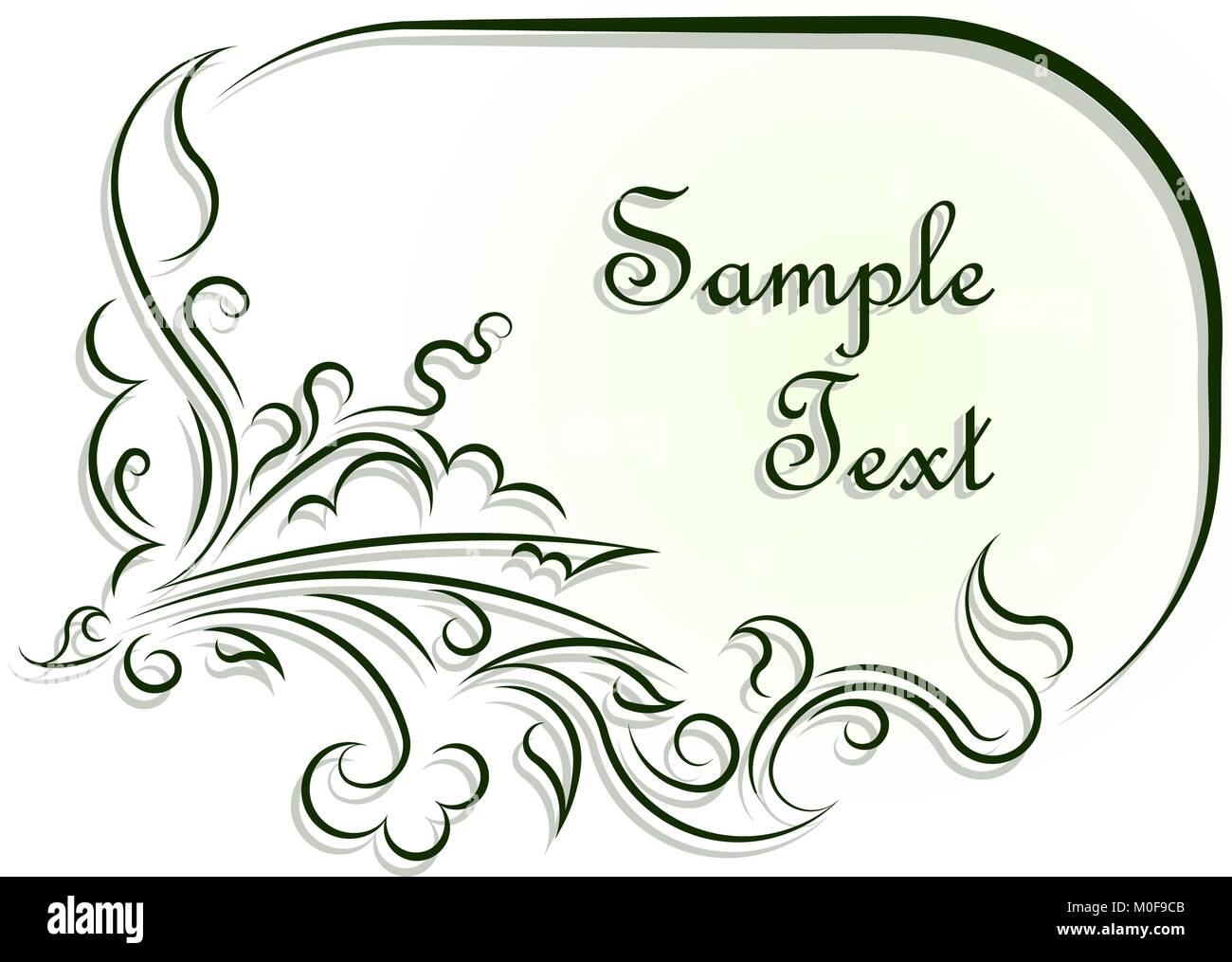 Elegant frame. Vector Stock Vector Image & Art - Alamy
