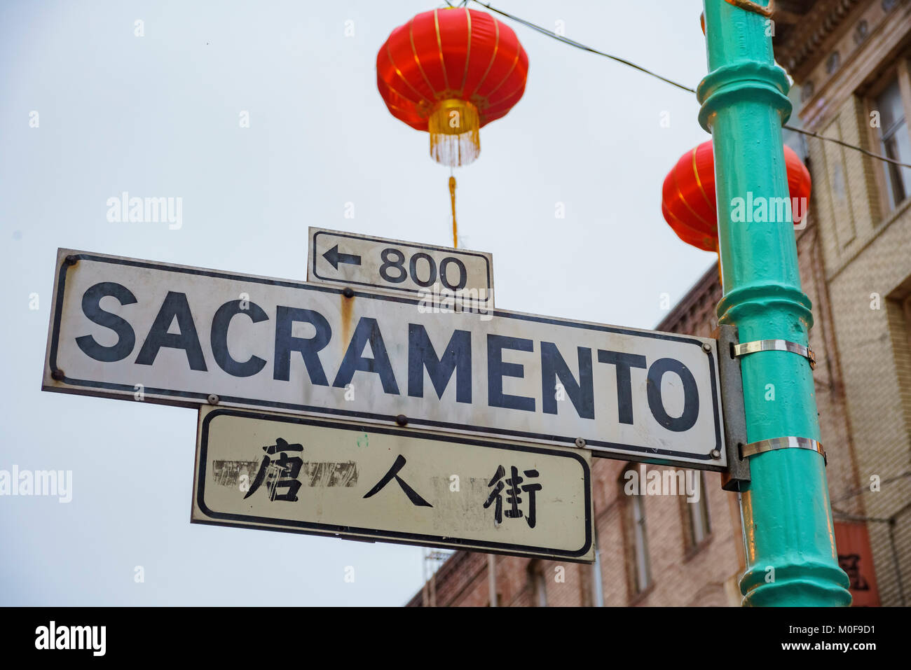 Chinese street sign san francisco hi-res stock photography and images ...