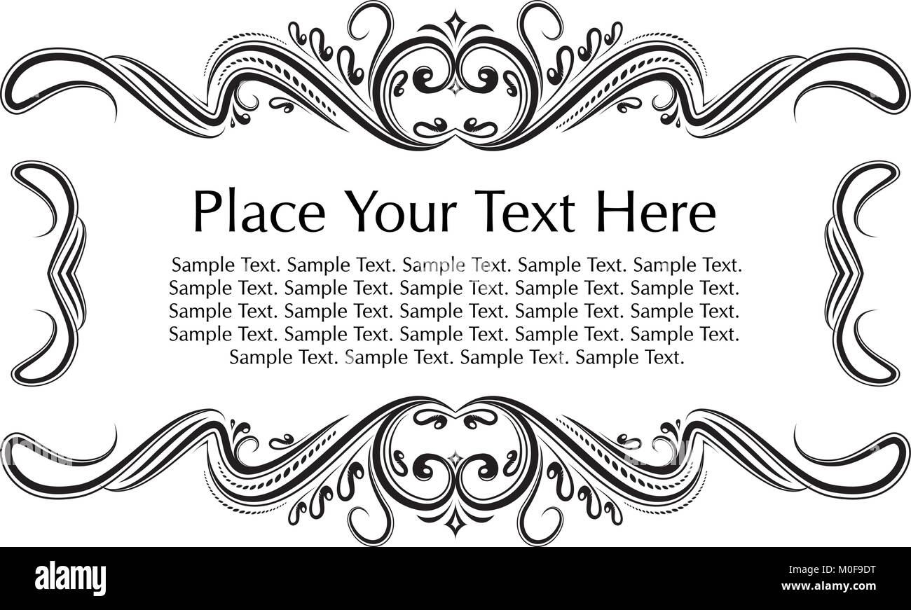 Vintage frames for text Stock Vector Image & Art - Alamy