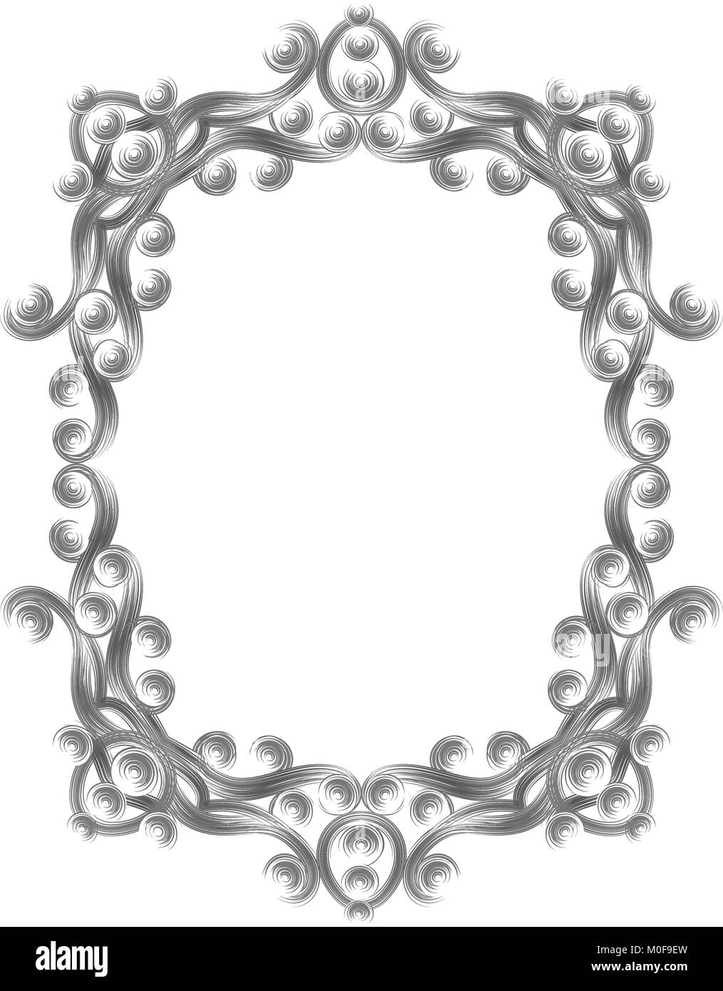 Interesting decorative frame Stock Vector Image & Art - Alamy