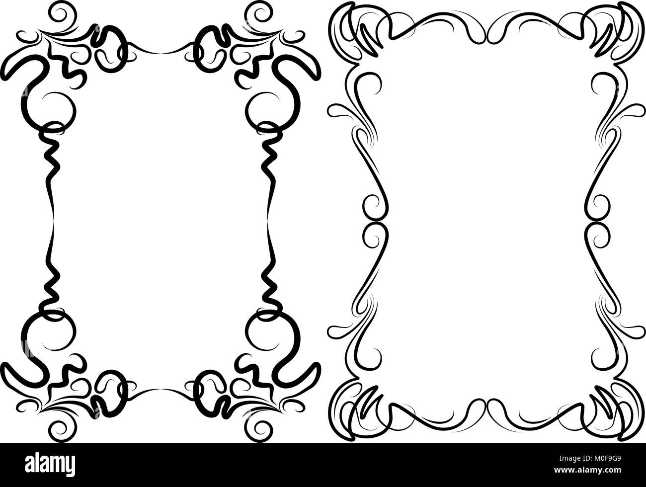 Vintage frames for text Stock Vector Image & Art - Alamy