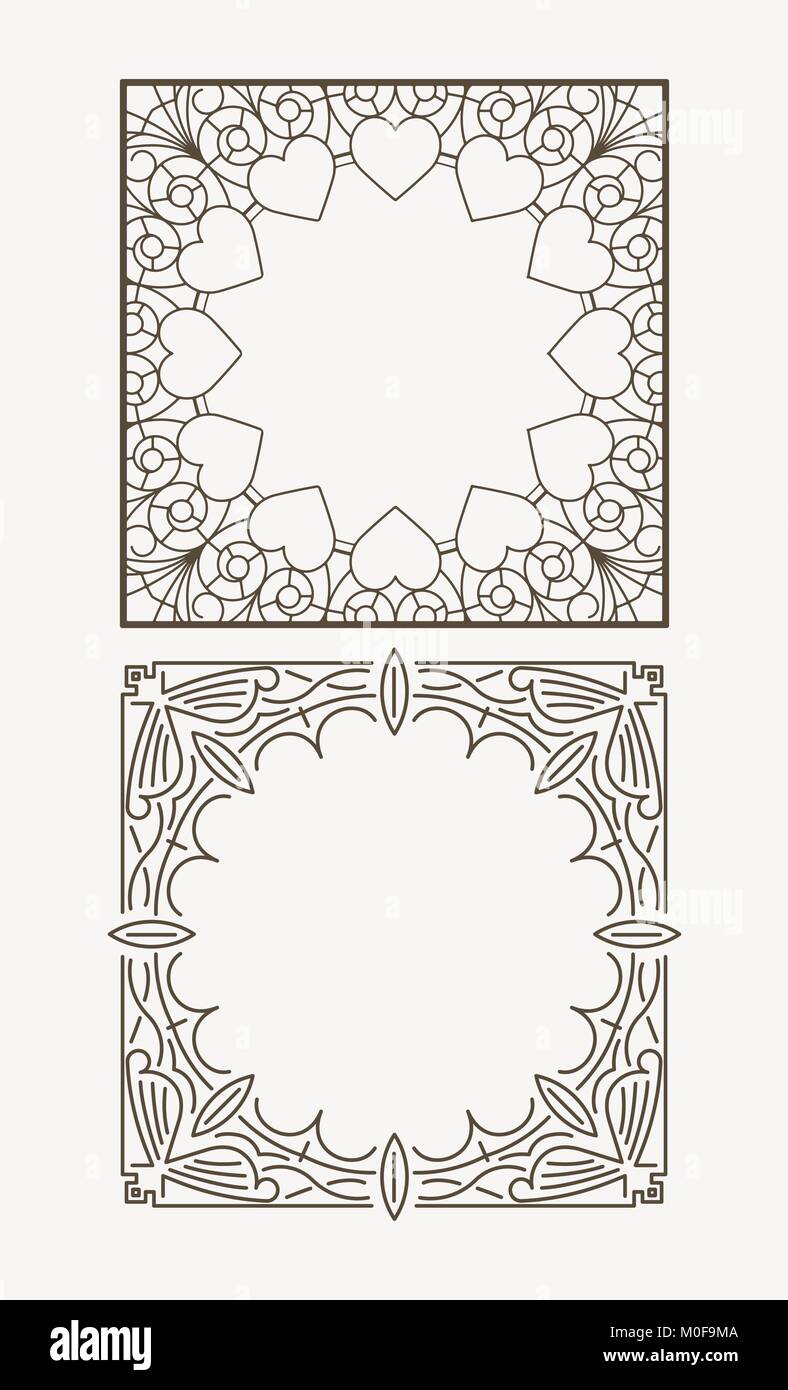 Square coloring page hi-res stock photography and images - Alamy