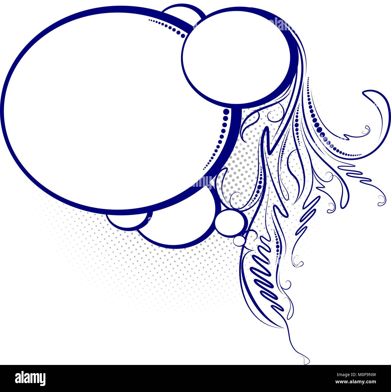 Beautiful oval frame. Vector Stock Vector Image & Art - Alamy