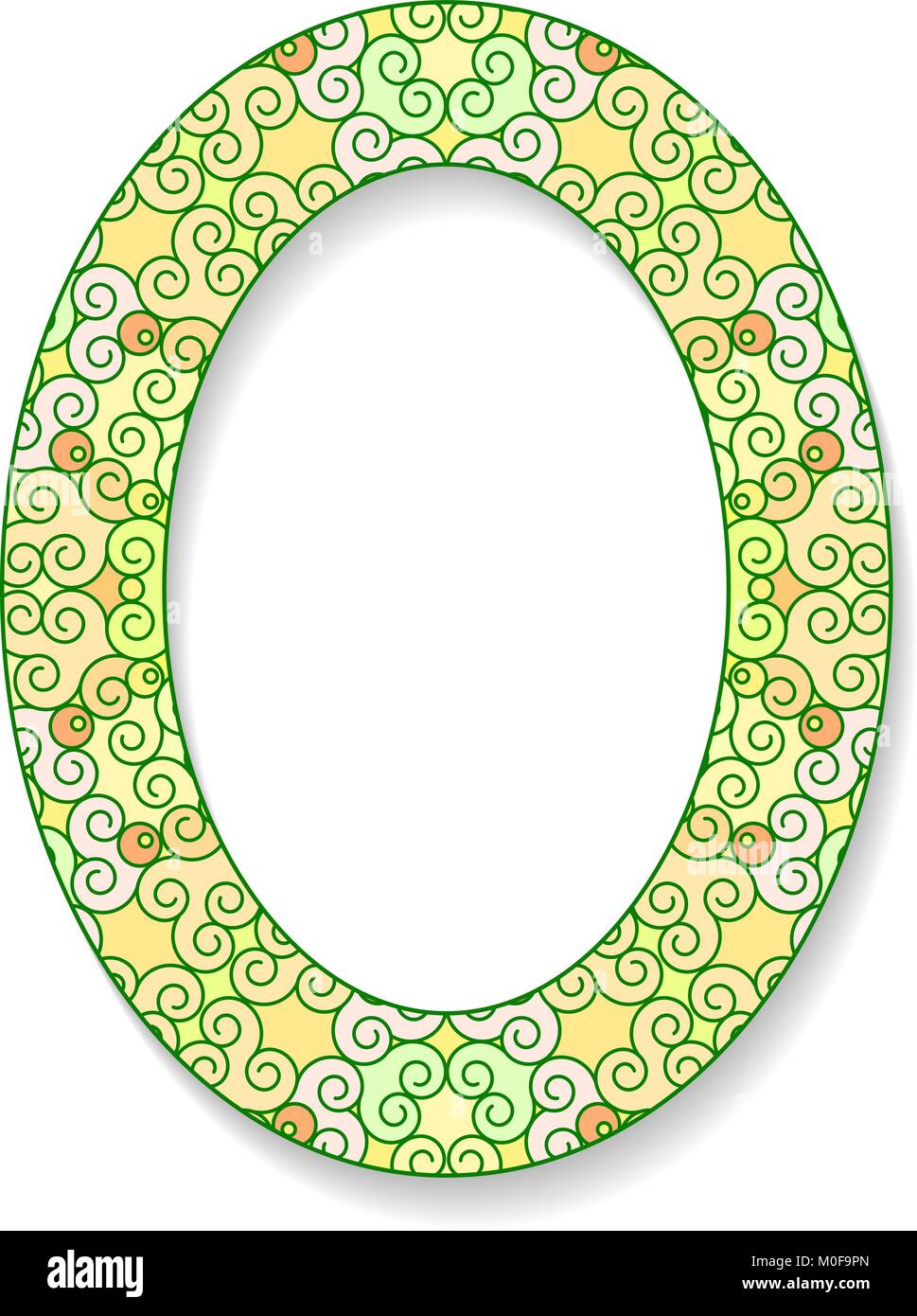 Oval vignette Stock Vector Images - Alamy
