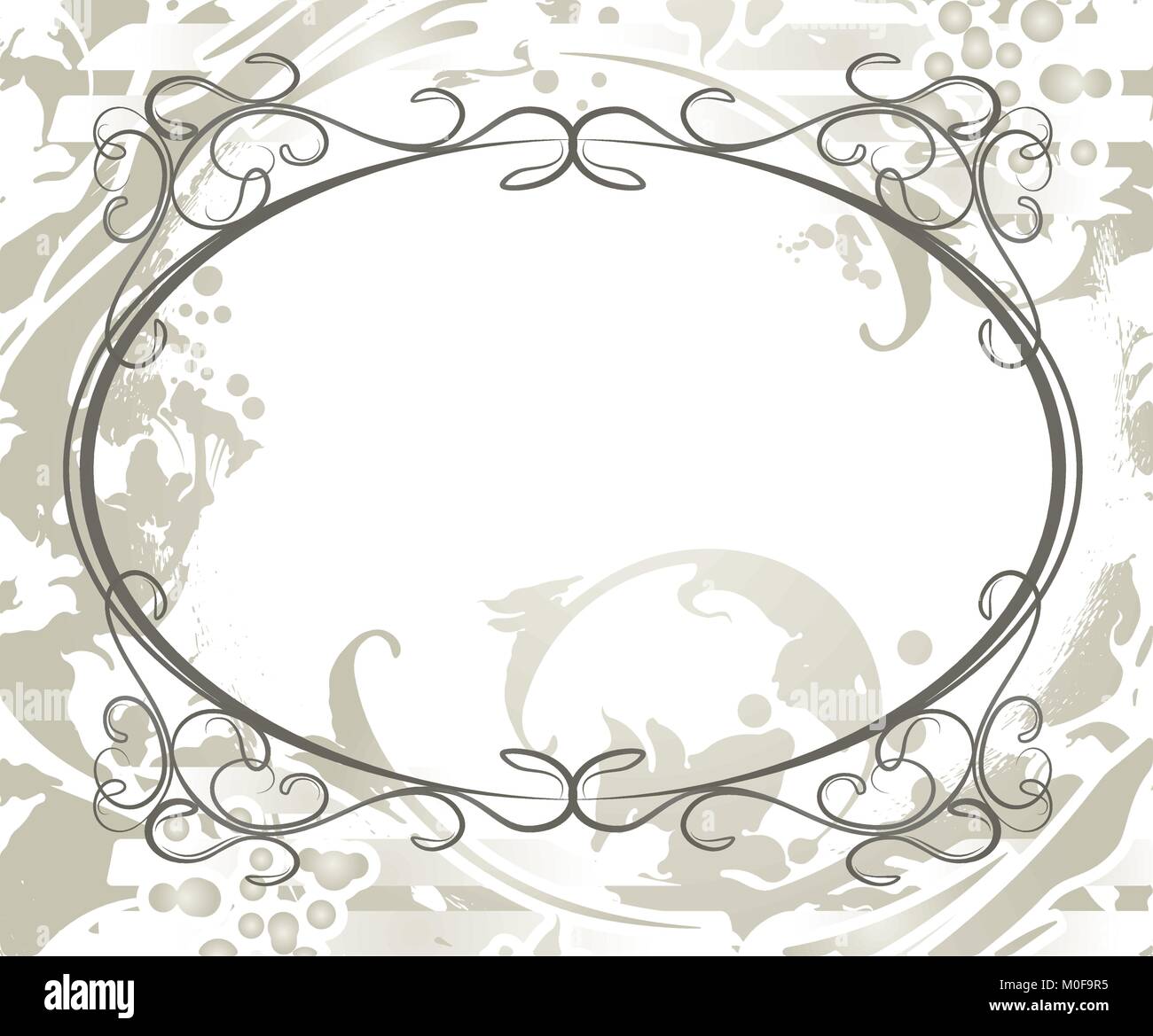 Vintage frame wine label Stock Vector Images - Alamy