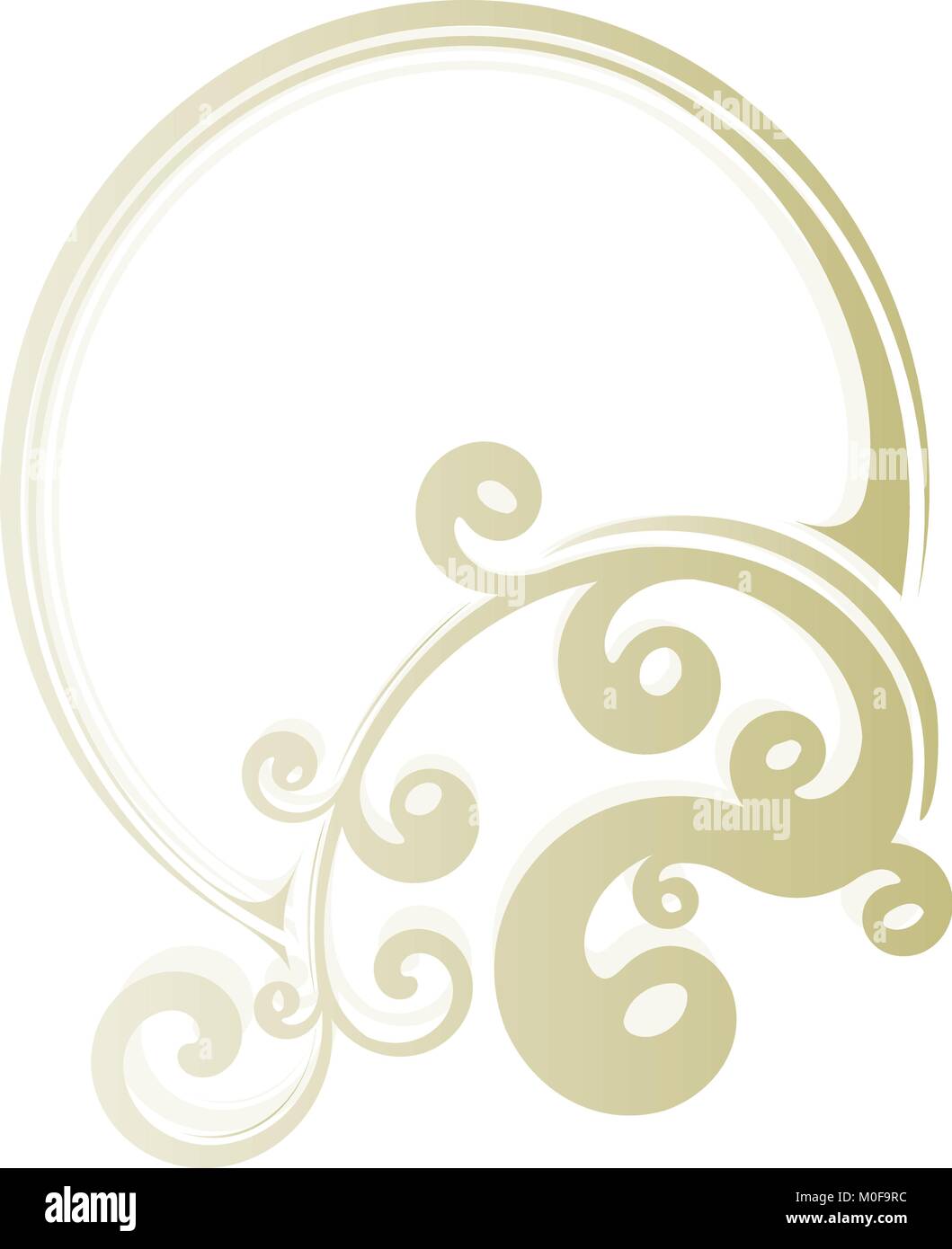 Engraving oval Stock Vector Images - Alamy
