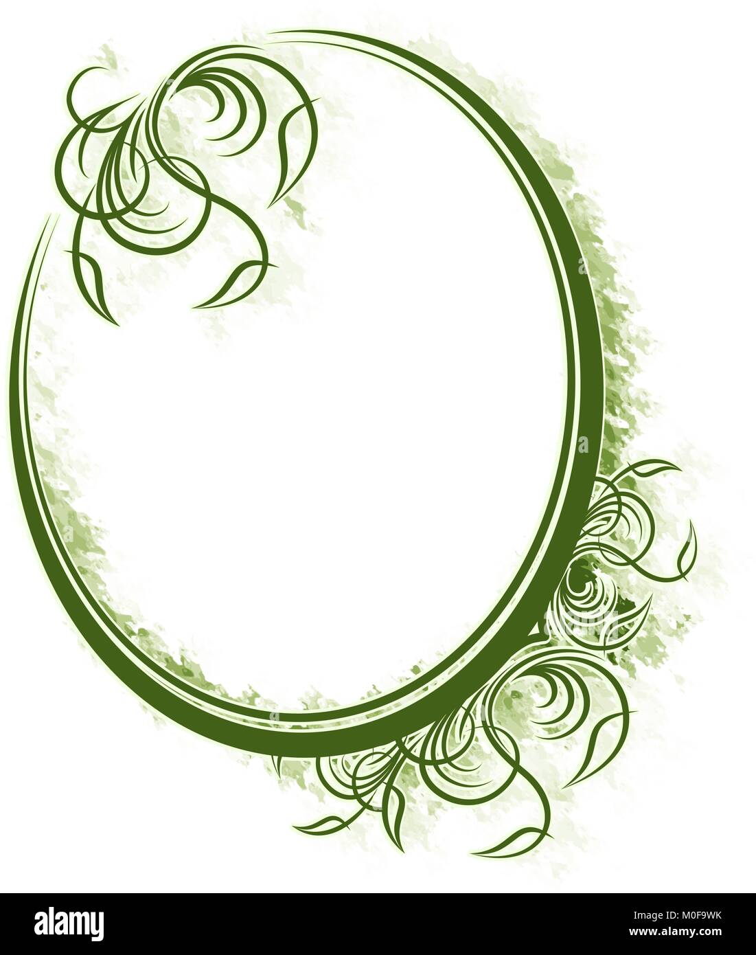 Elegant oval frame Stock Vector Image & Art - Alamy