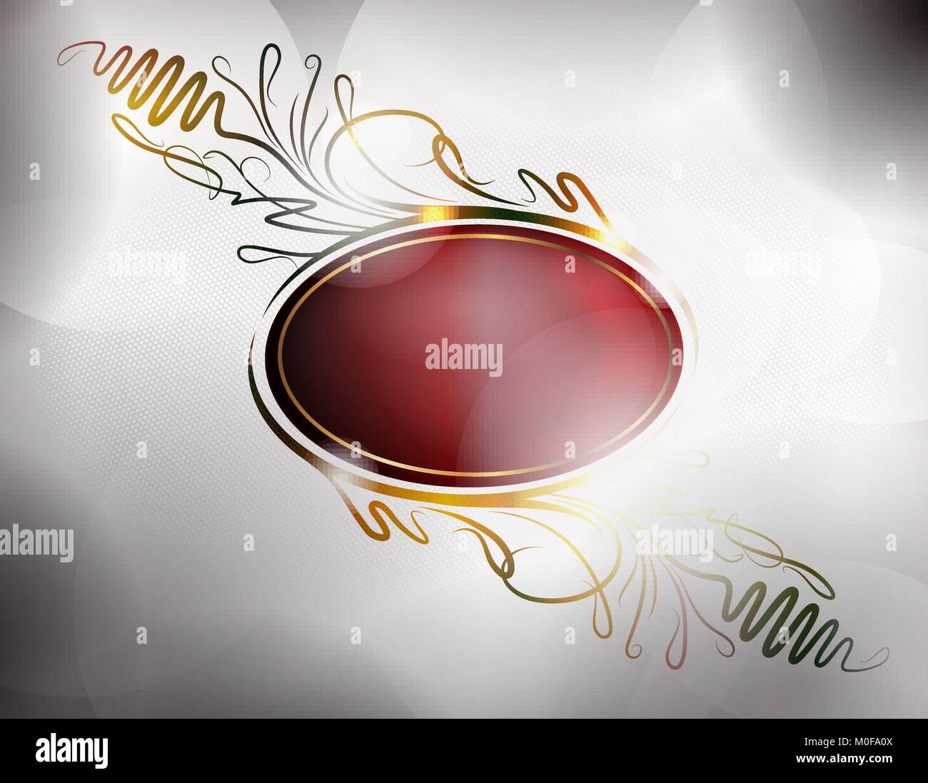 Decorative oval frame web Stock Vector Images - Alamy