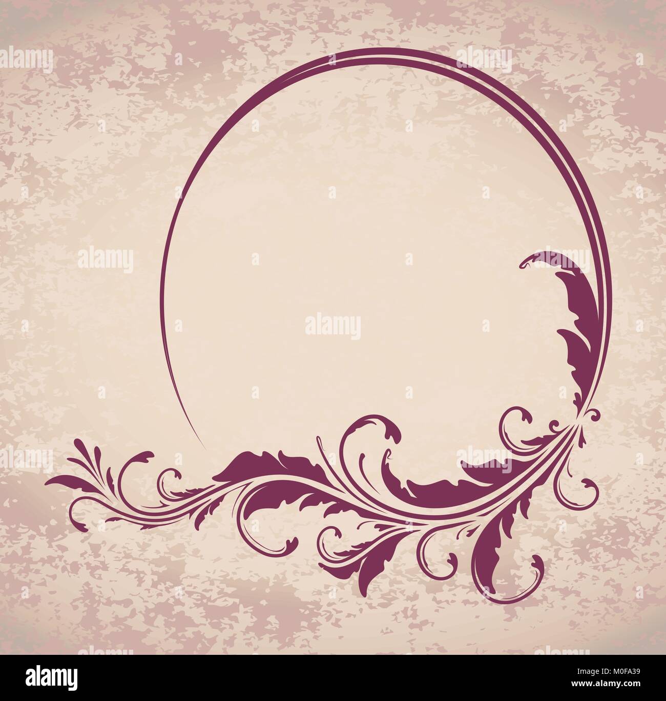 elegant oval frame Stock Vector Image & Art - Alamy