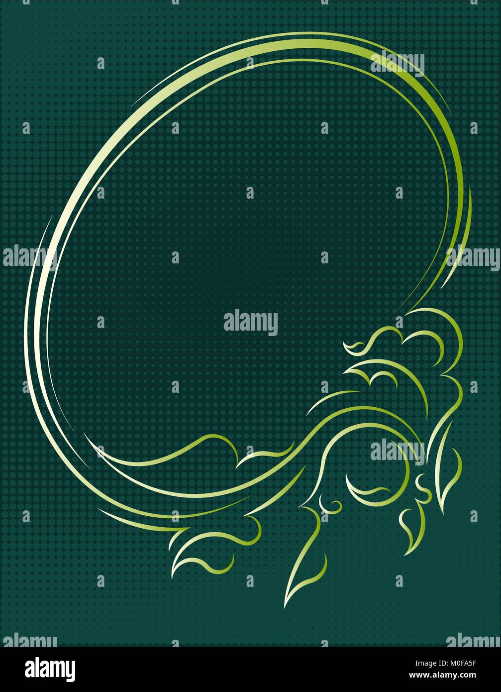 Oval cartouche frame hi-res stock photography and images - Alamy