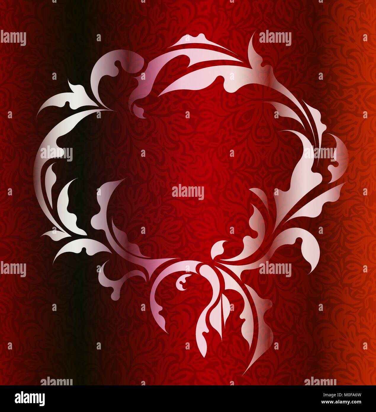 Beautiful oval frame. Vector Stock Vector Image & Art - Alamy