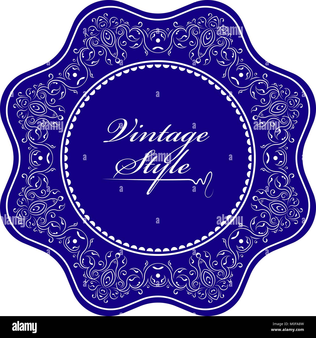 Old-fashioned round design Stock Vector Image & Art - Alamy