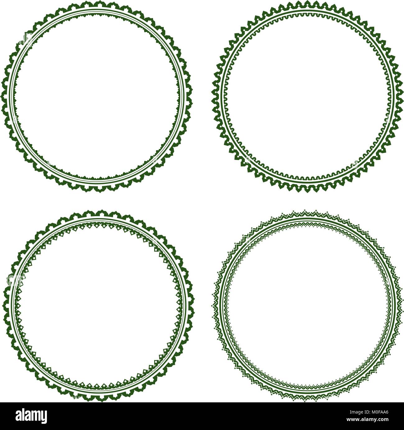 Set of round frames Stock Vector Image & Art - Alamy