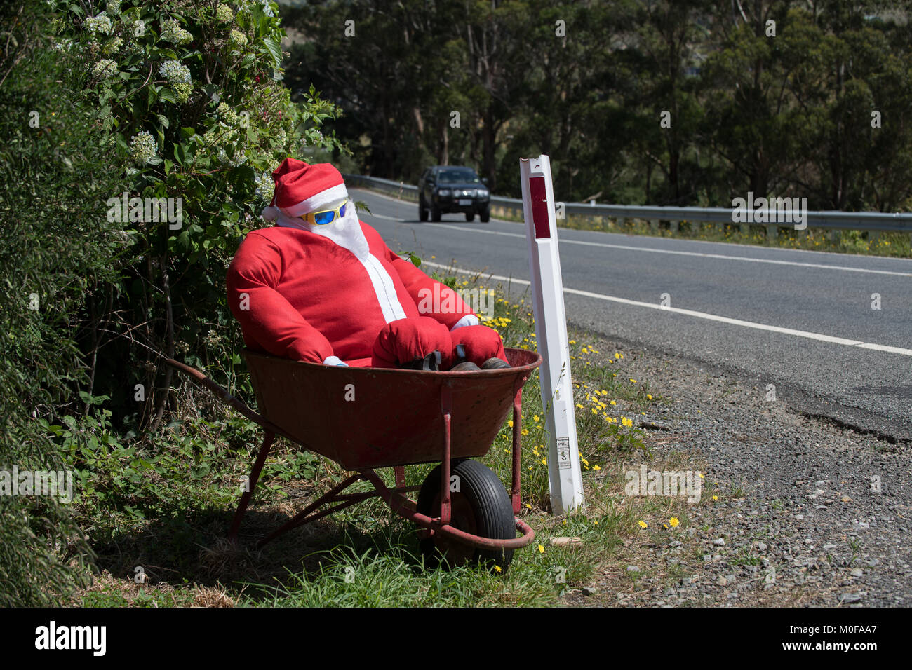 Christmas decorations in rural Tasmania, Australia Stock Photo - Alamy