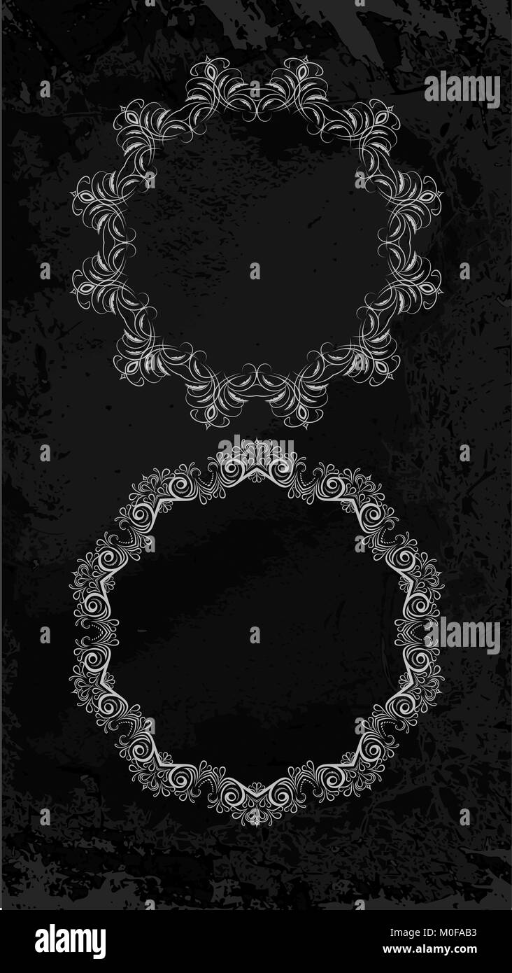 Round lace Black and White Stock Photos & Images - Alamy