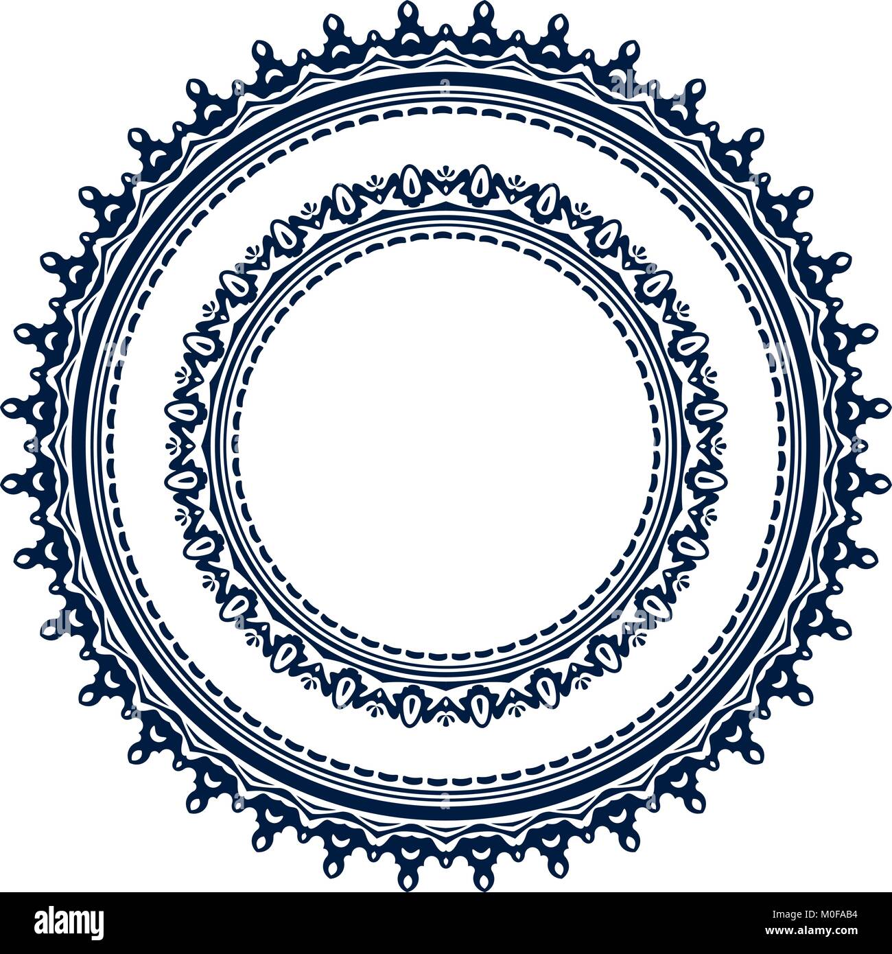 Pair of round frames Stock Vector Image & Art - Alamy