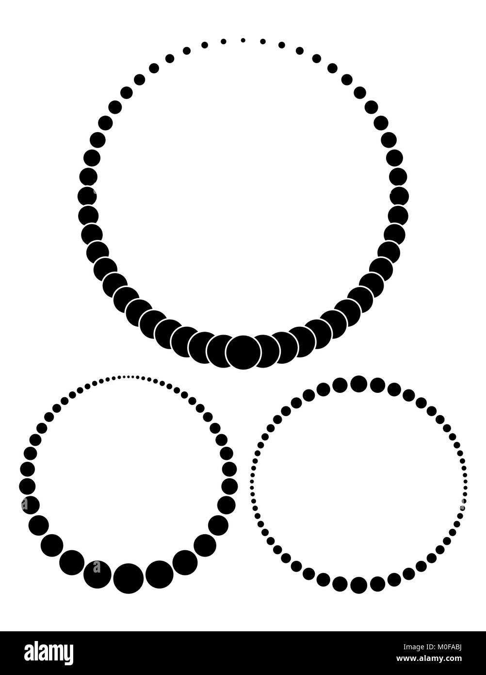 Different Sized Circles Stock Vector Images Alamy