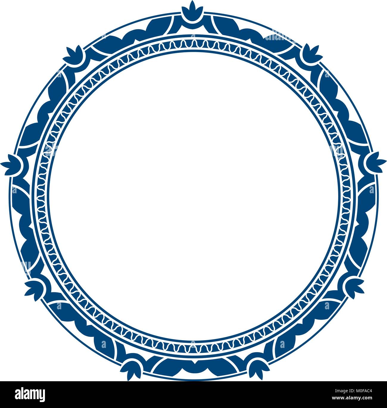 Vintage round frame Stock Vector Image & Art - Alamy