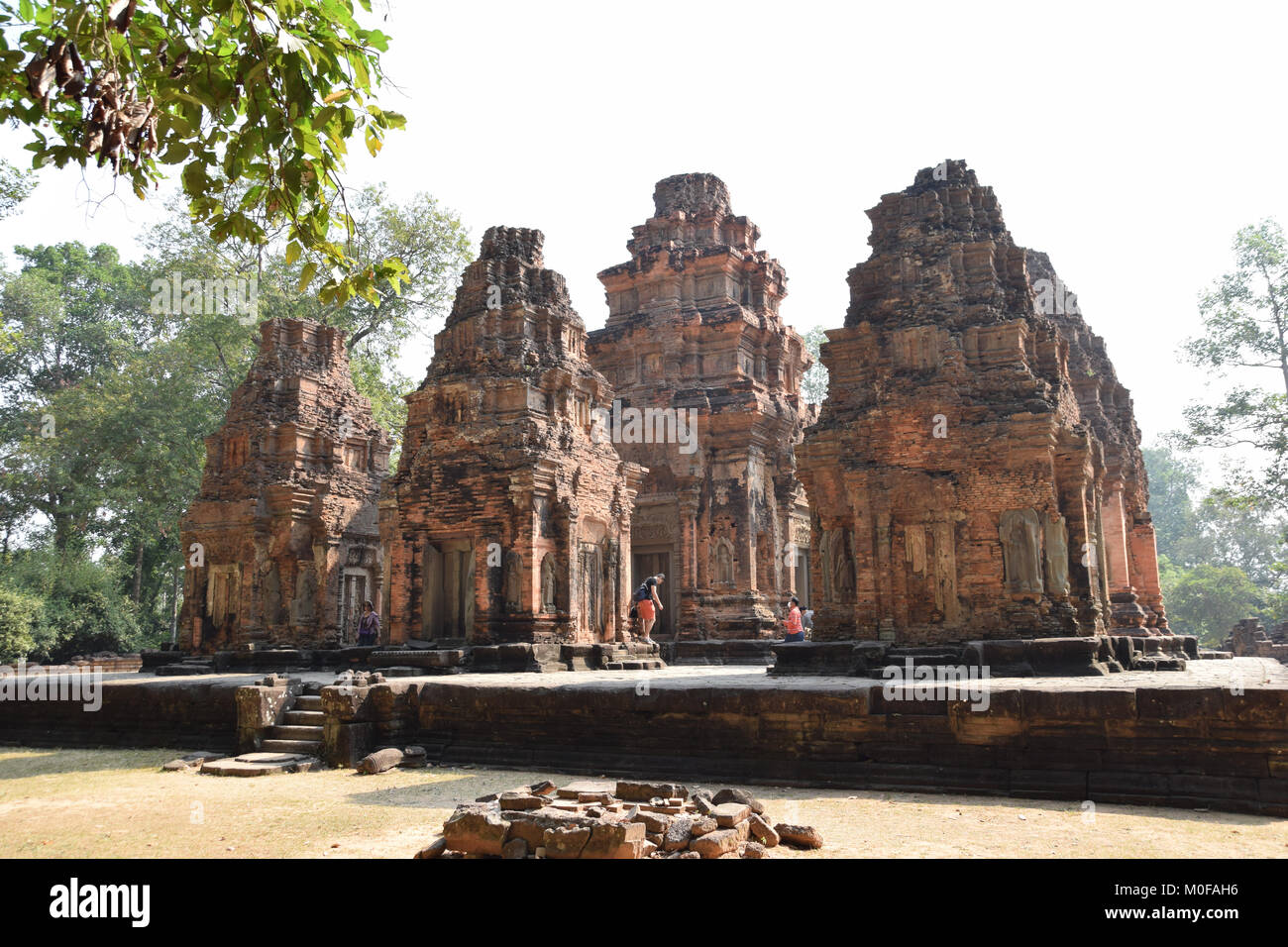 Preah Ko, one of the earliest Khmer temples (9th century CE), near Siem ...