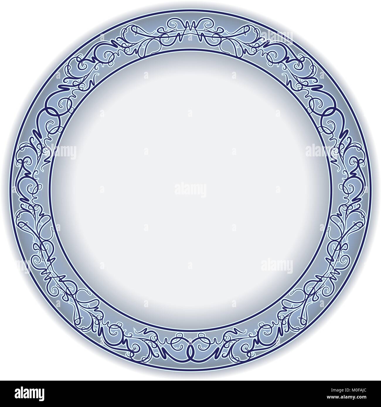 Ornate plate Stock Vector Images - Alamy