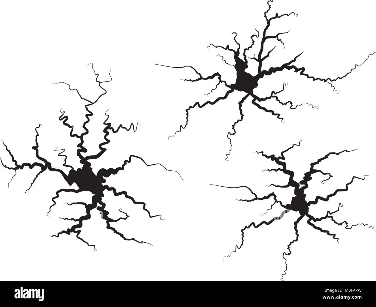 Set of vector cracks Stock Vector Image & Art - Alamy