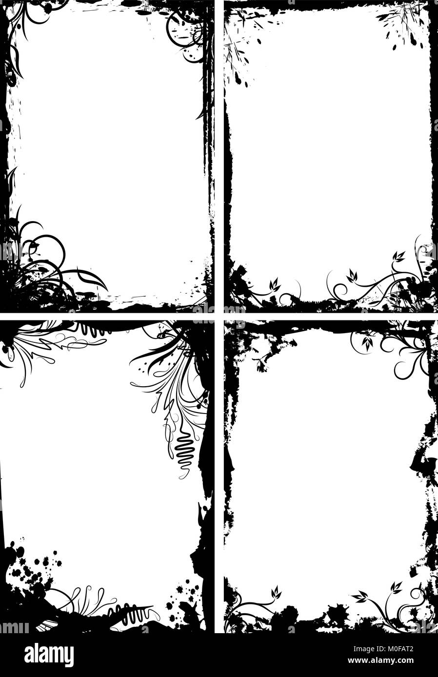 Clip art frames Black and White Stock Photos & Images - Alamy