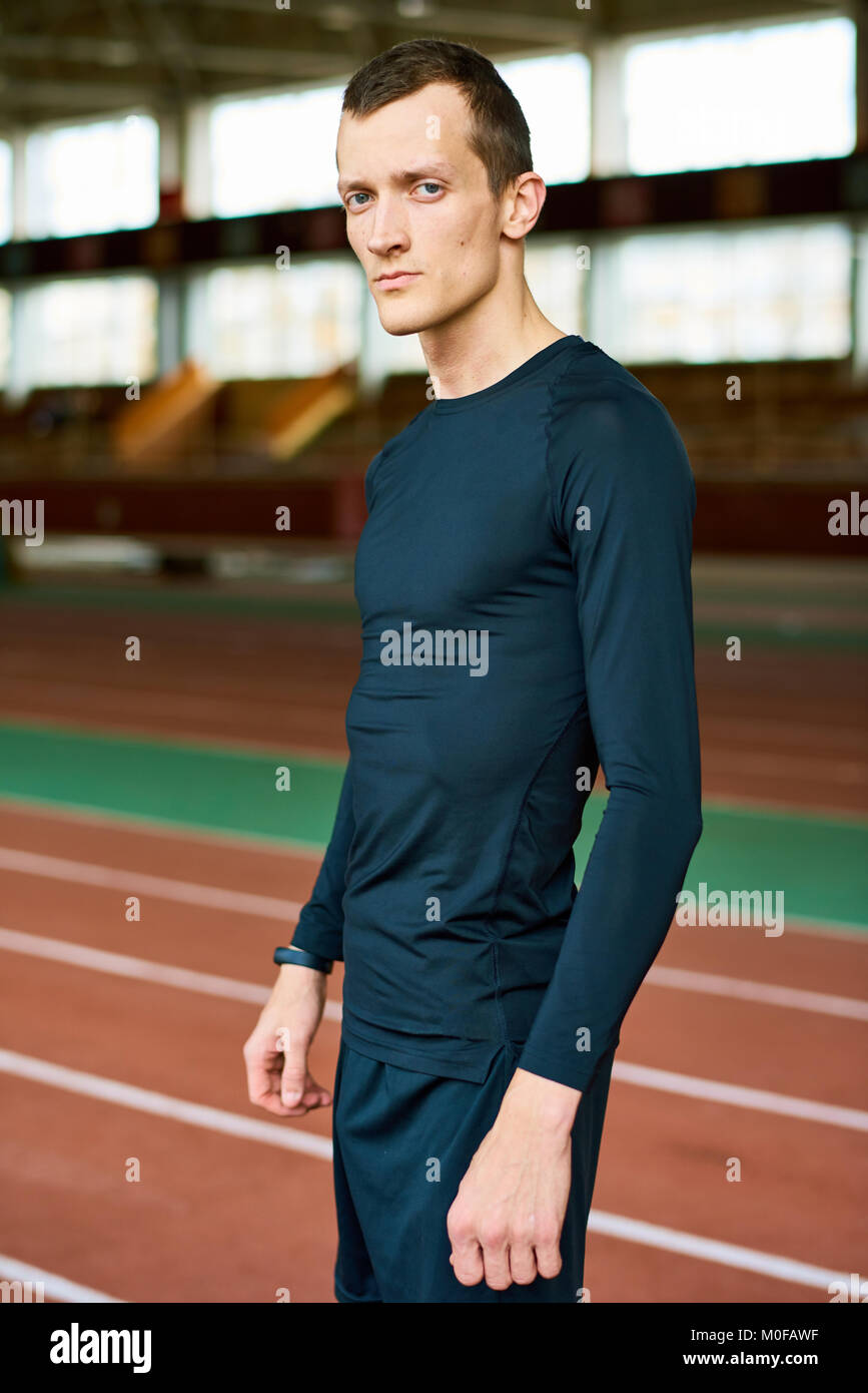 Portrait of Modern Sportsman Stock Photo - Alamy